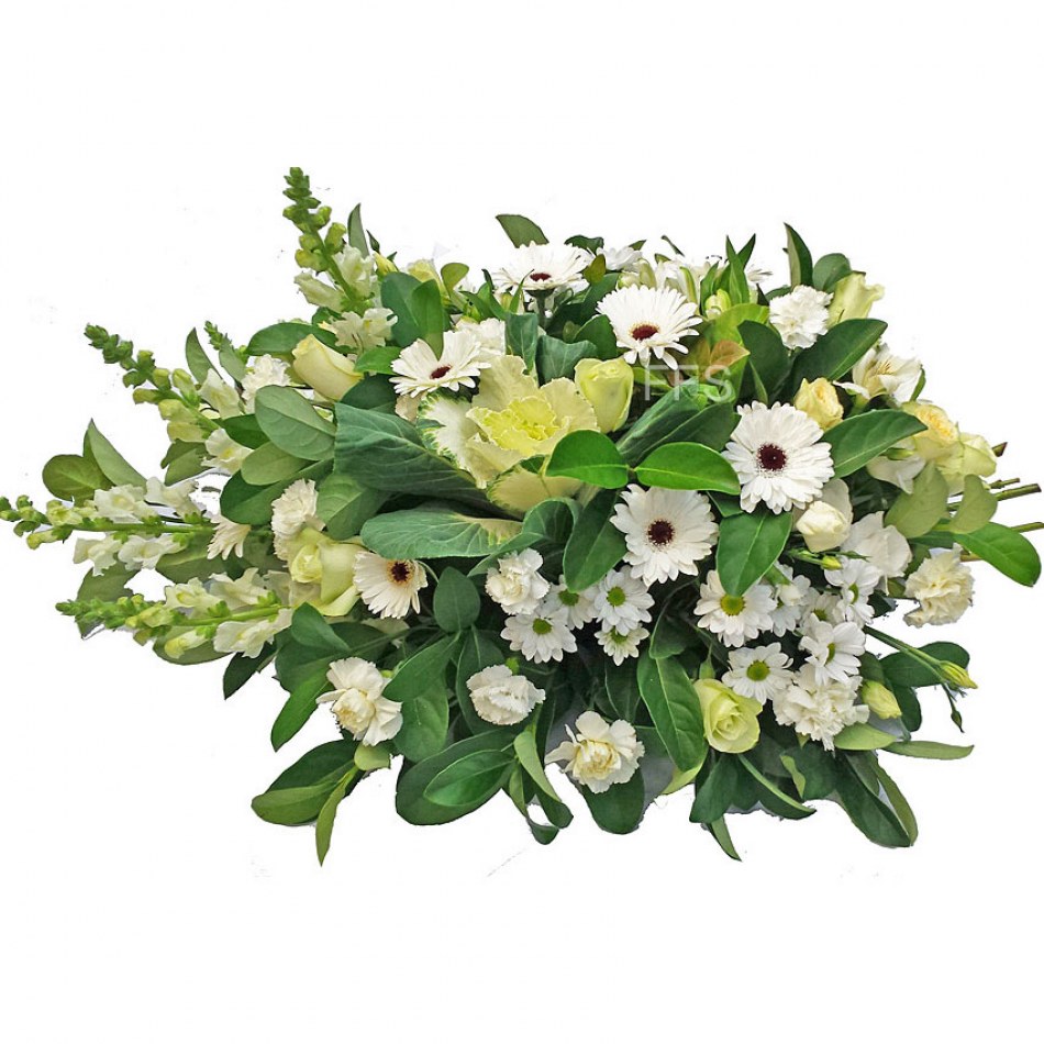 White Spray - The Funeral Flower Shop